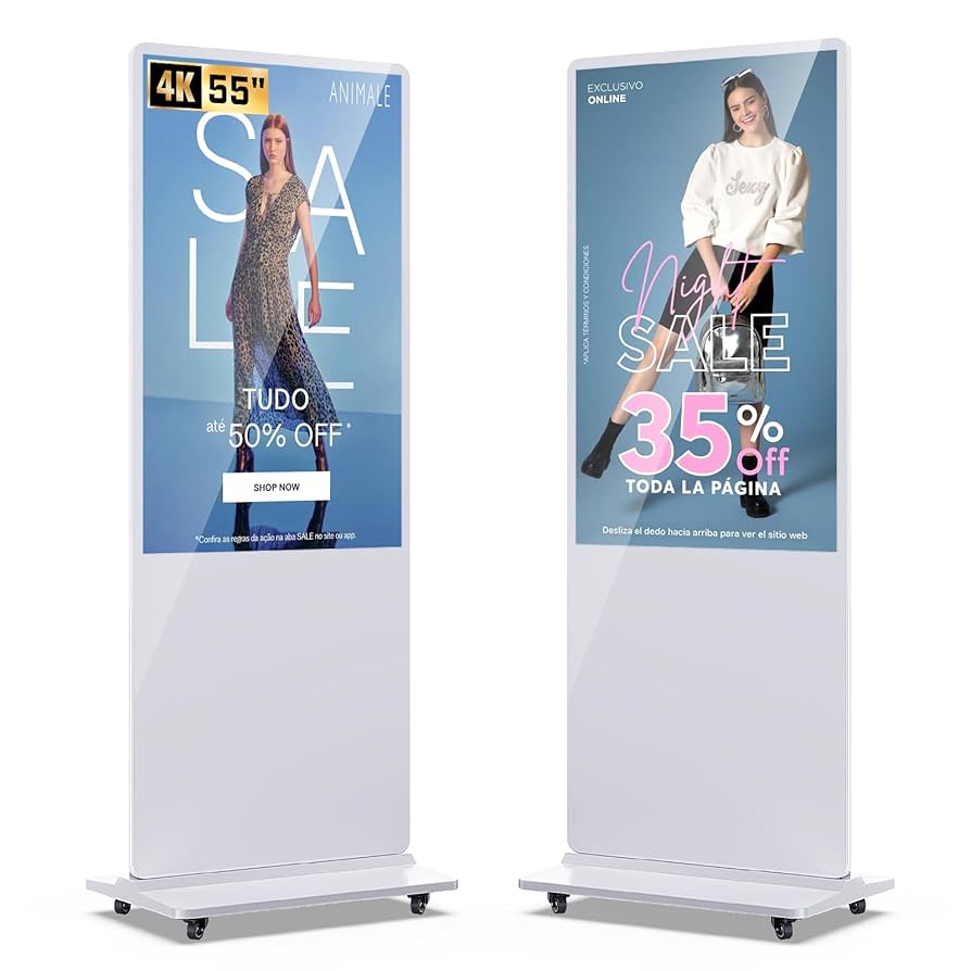 50″ T-Type Standee Faridabad | Techon LED Indoor Display